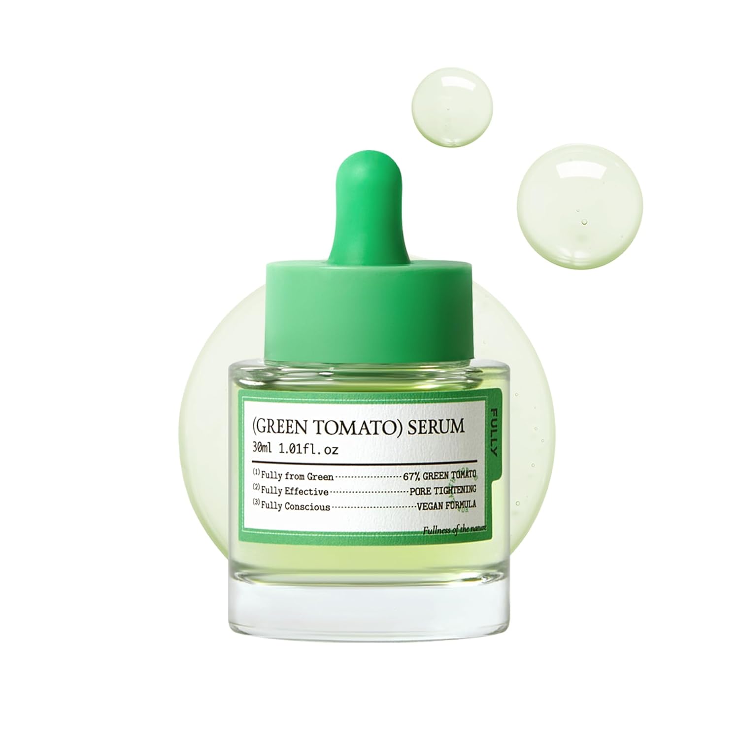 FULLY Green Tomato Serum — Sérum Refinador de Poros y Control de Grasa ...