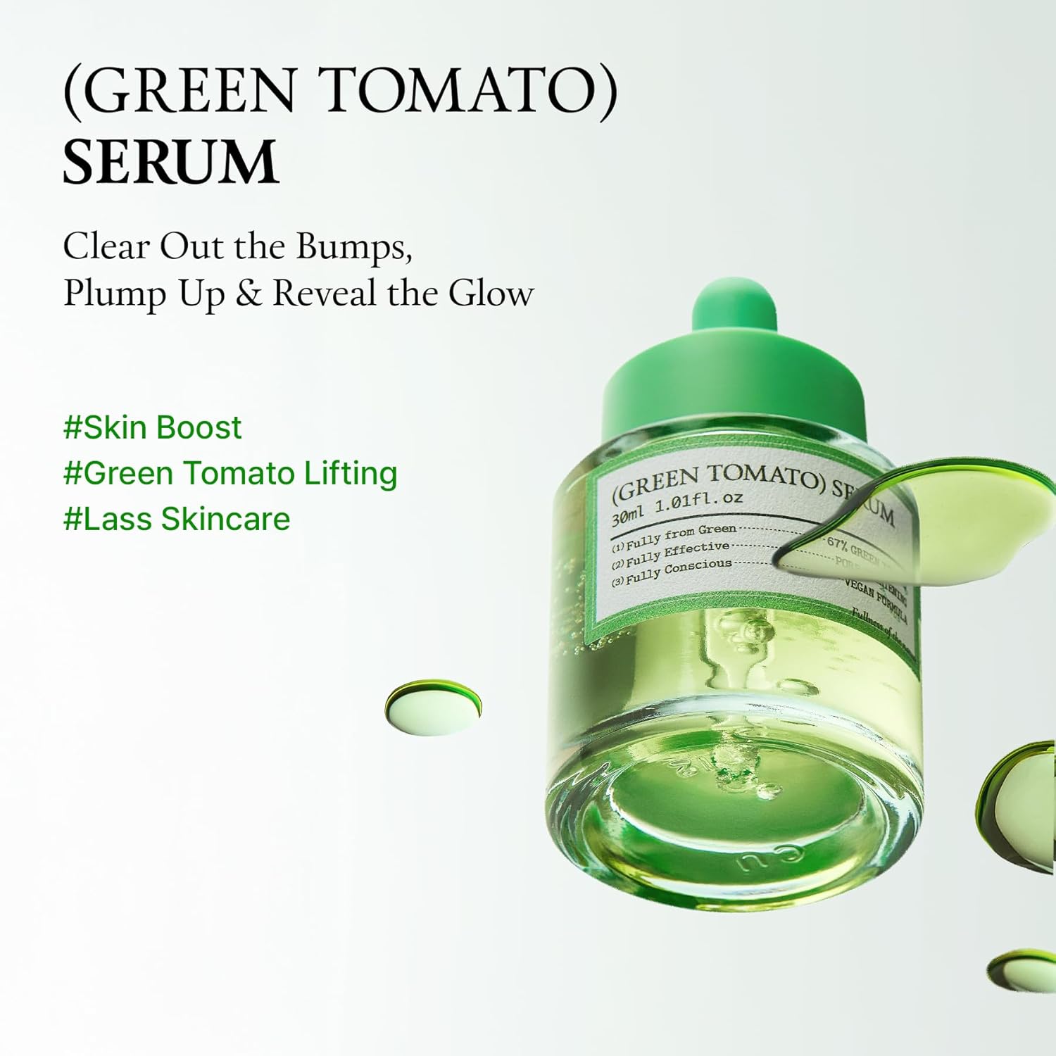 FULLY Green Tomato Serum — Sérum Refinador de Poros y Control de Grasa ...